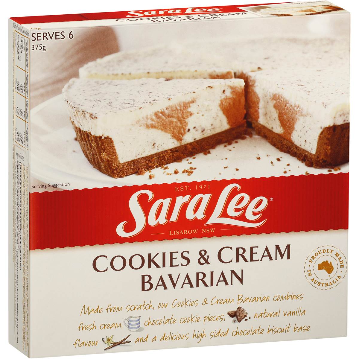 Sara Lee Cookies & Cream Cheescake | Online Orders | Home Delivery ...