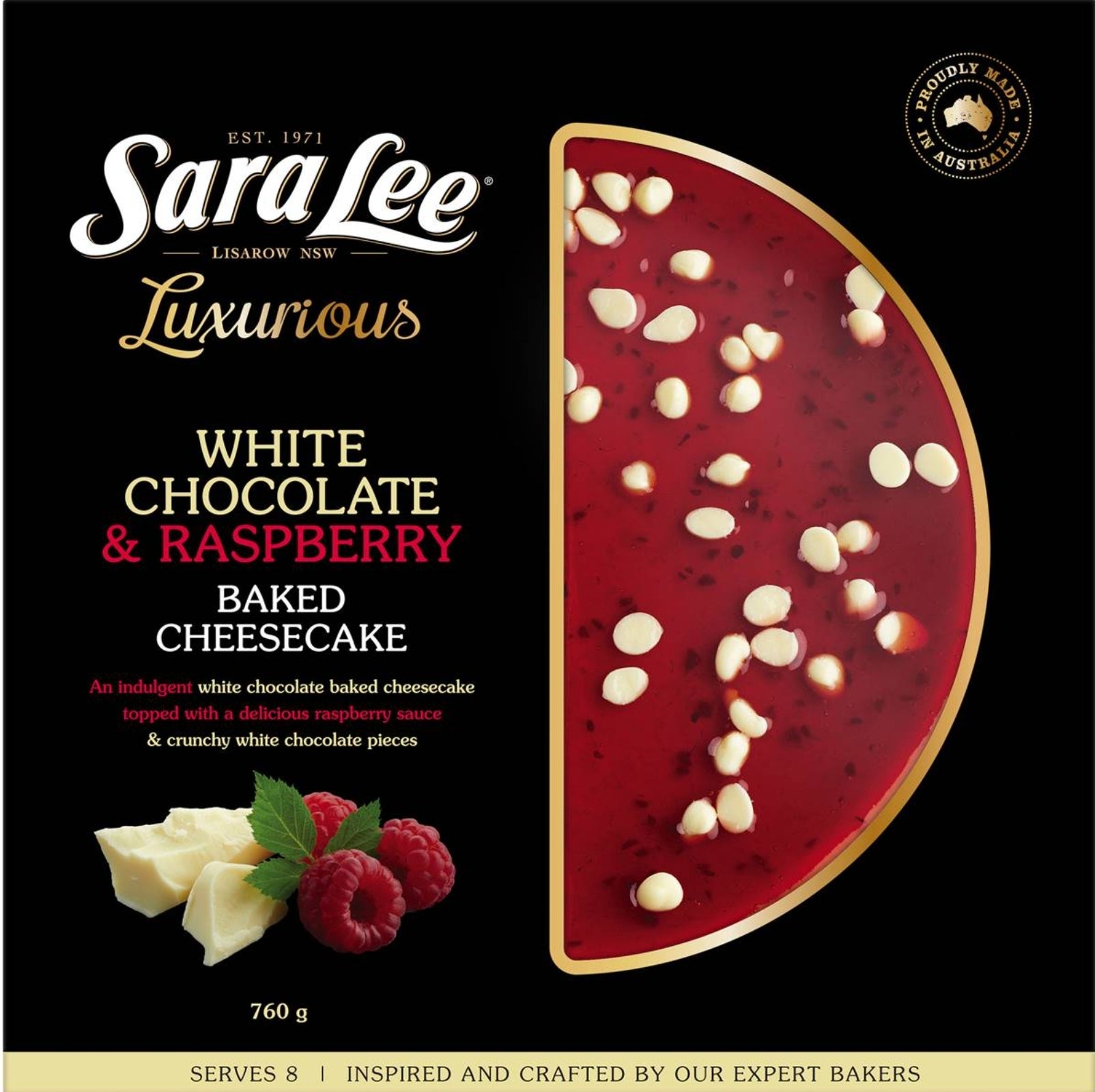 Sara Lee White Chocolate Cheesecake 760g – Grove Online