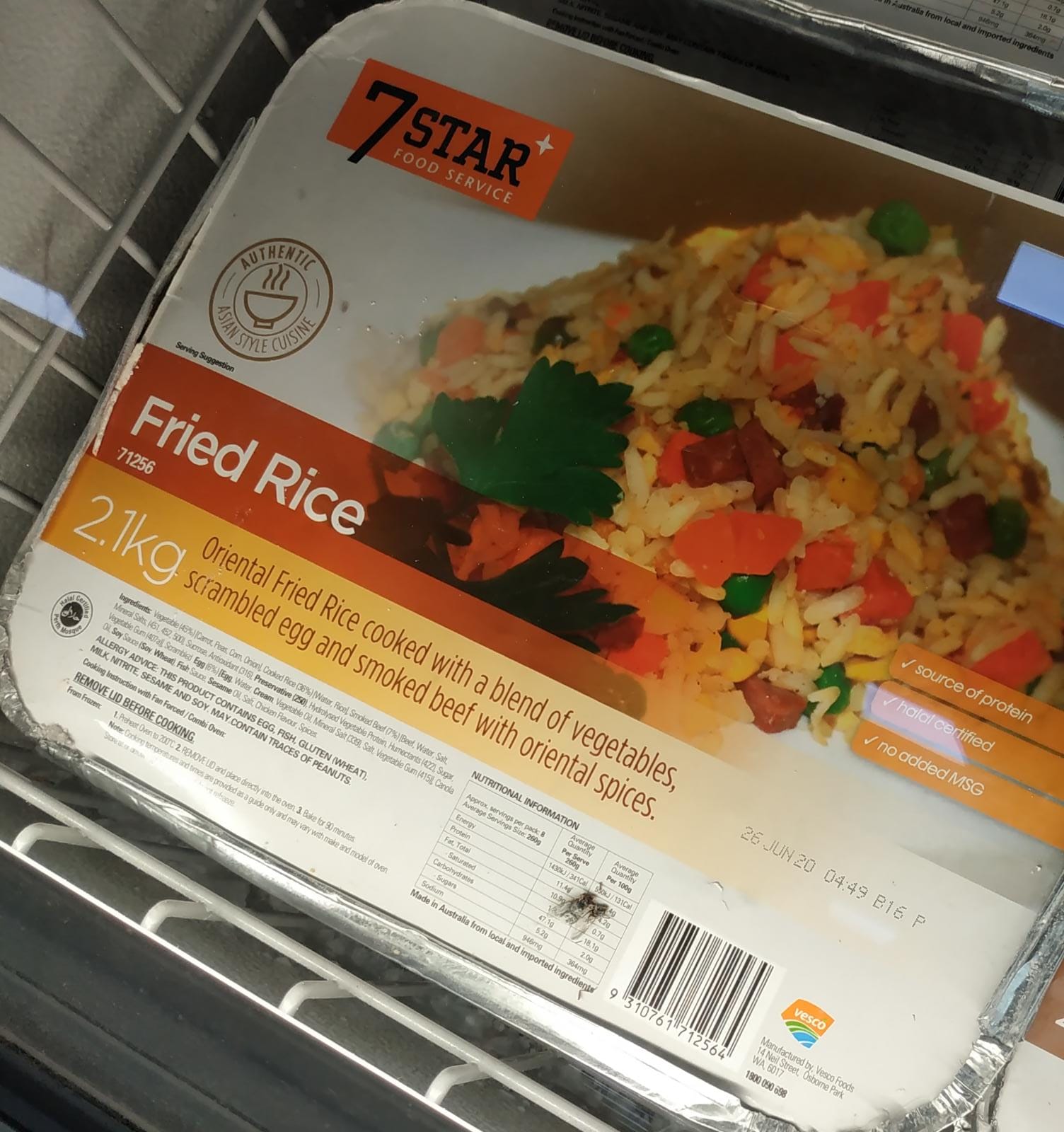 7 Star 2.1kg Fried Rice | Sara Lee | Home Delivery | Online Store ...